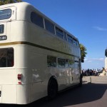 Cream Wedding Bus | London Retro Bus Hire