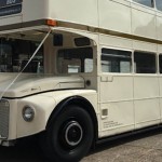 Cream Wedding Bus | London Retro Bus Hire