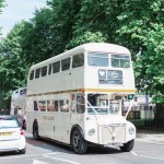 Cream Wedding Bus | London Retro Bus Hire